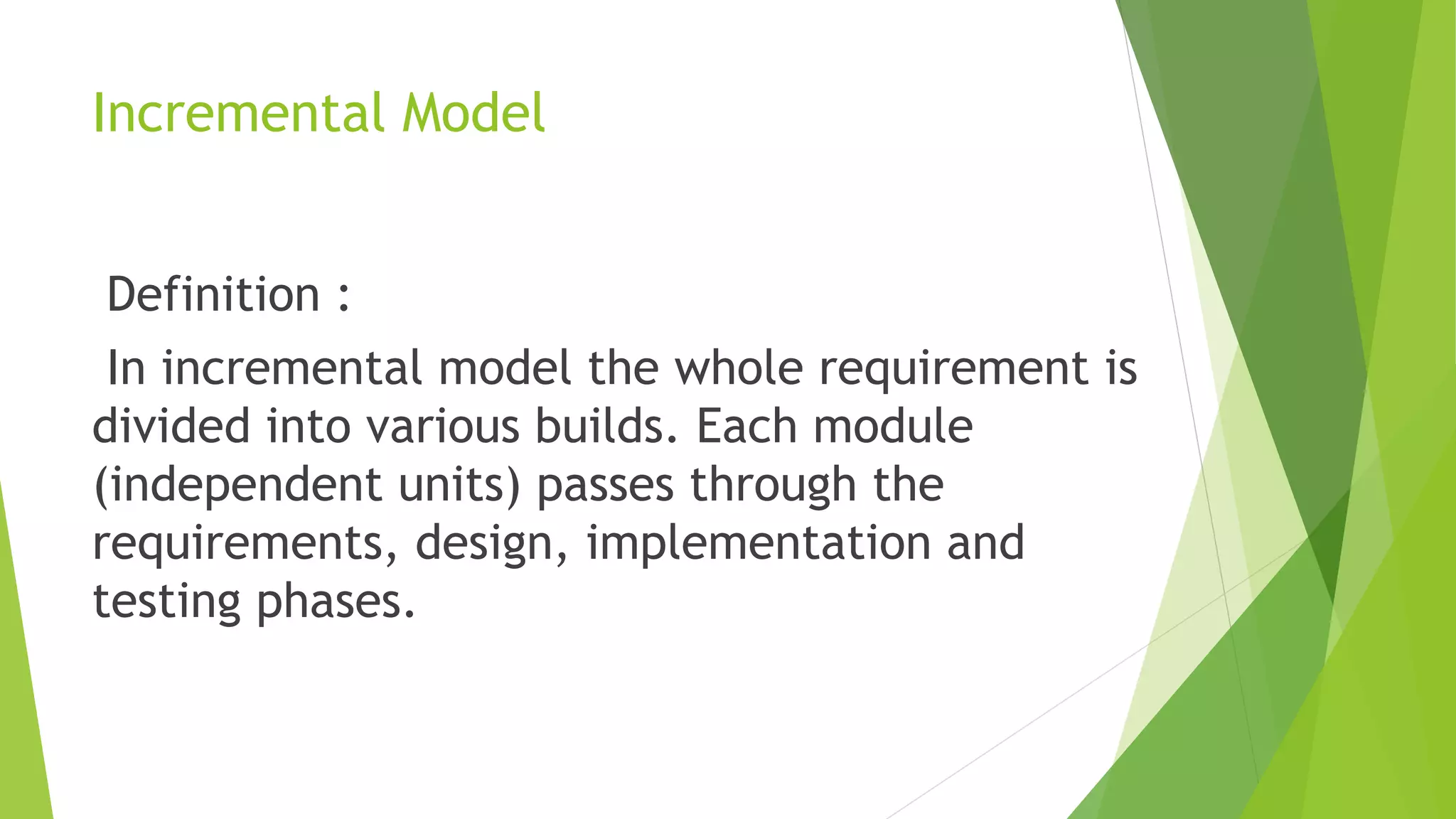 Incremental model | PPTX