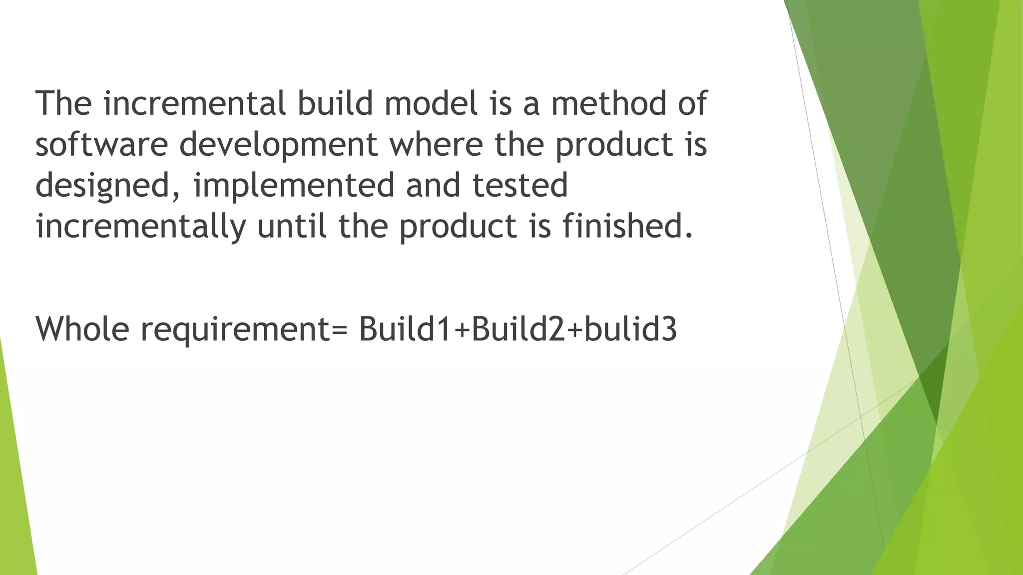 Incremental model | PPTX