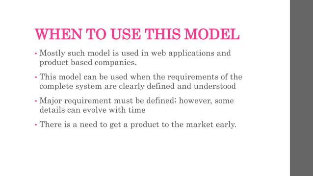Incremental model | PPTX | Technology & Computing