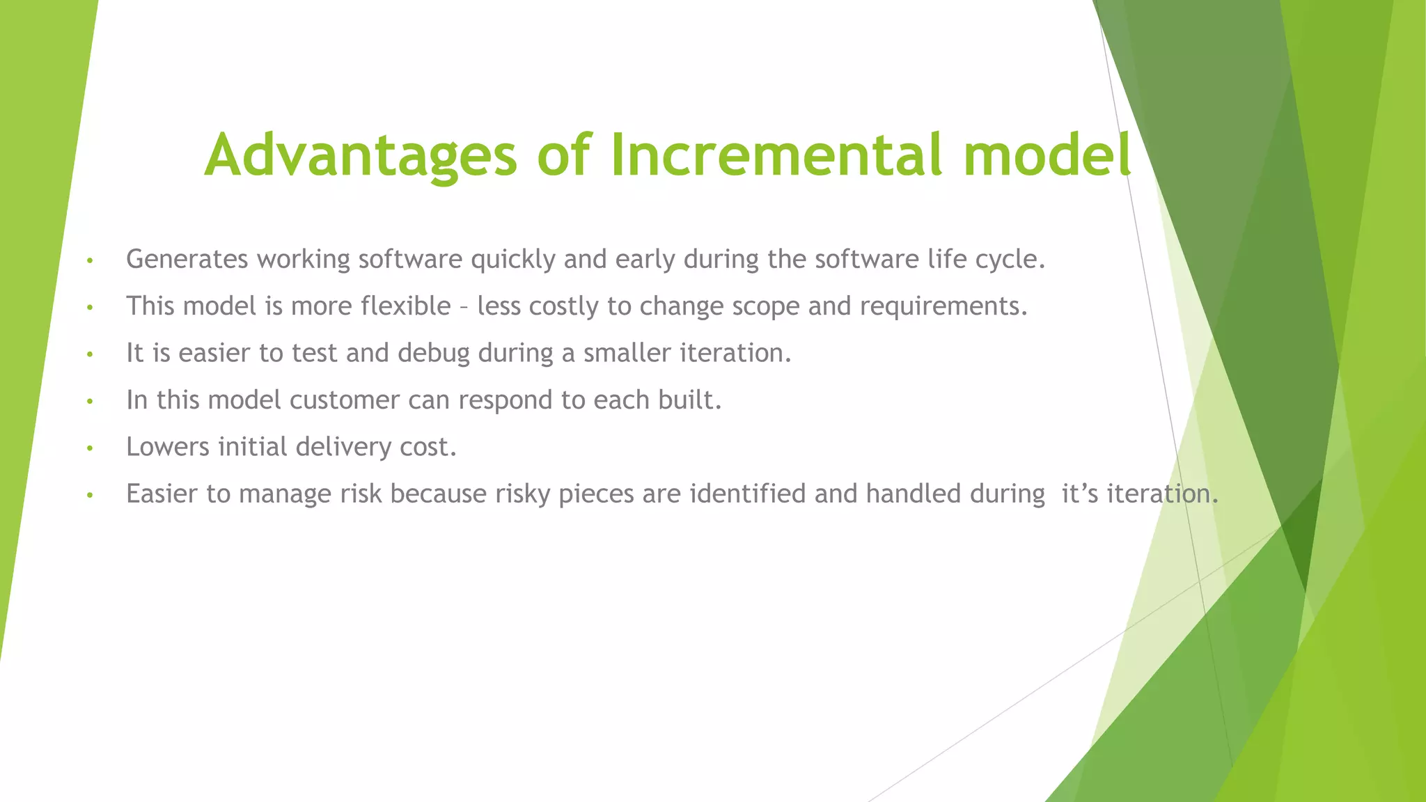 Incremental model presentation | PPTX | Technology & Computing
