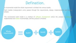 Incremental model presentation | PPTX