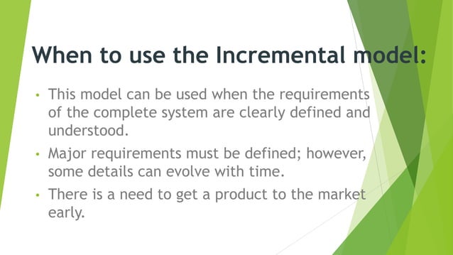 Incremental model presentation | PPTX | Technology & Computing
