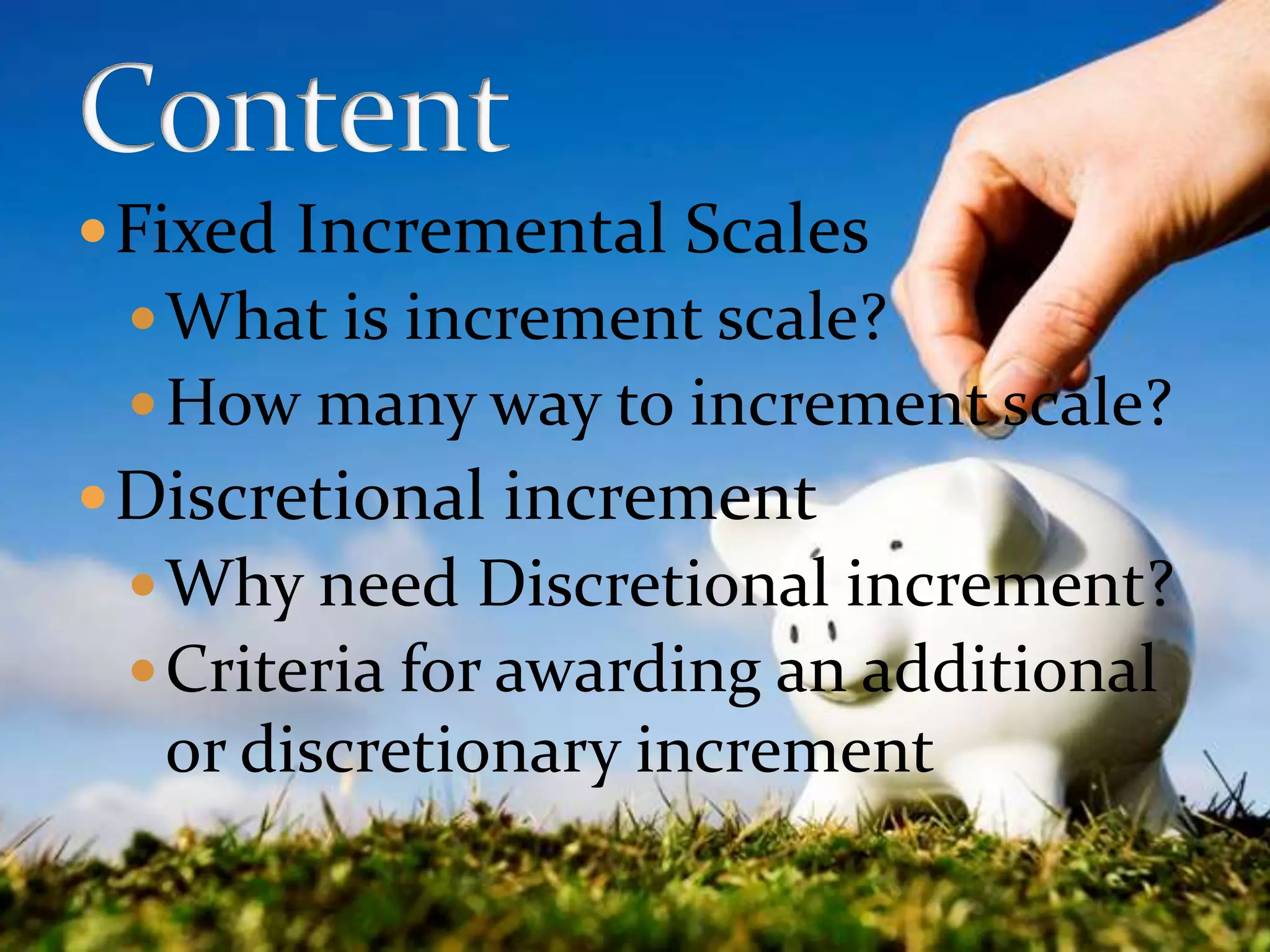 Incremental scale | PPTX