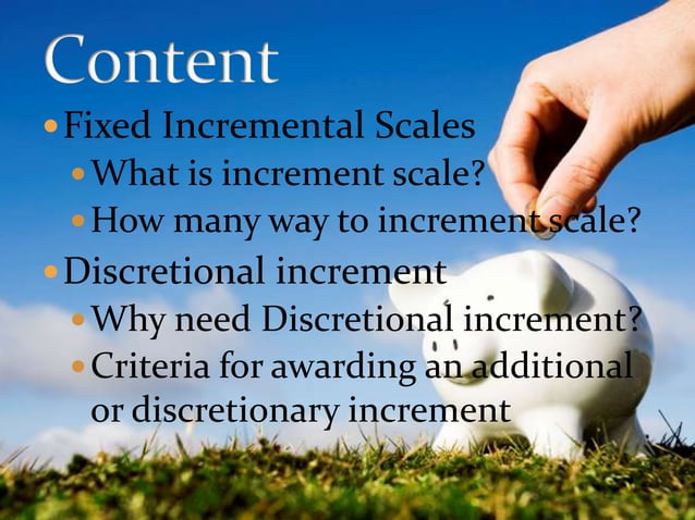 Incremental scale | PPTX