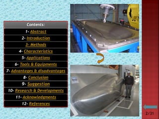 Incremental sheet metal forming - Incremental Single Point | PDF