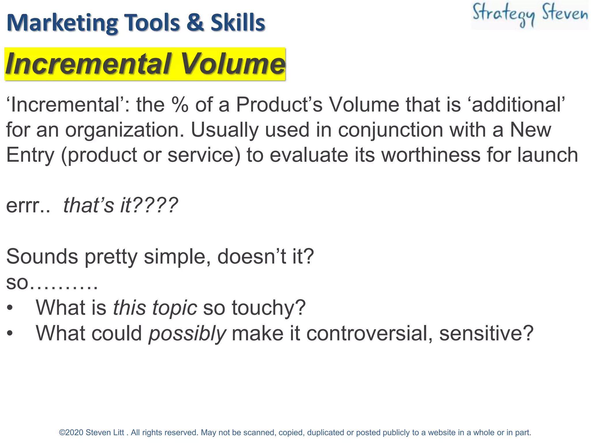 Incremental Volume Tiger Trap litt2021