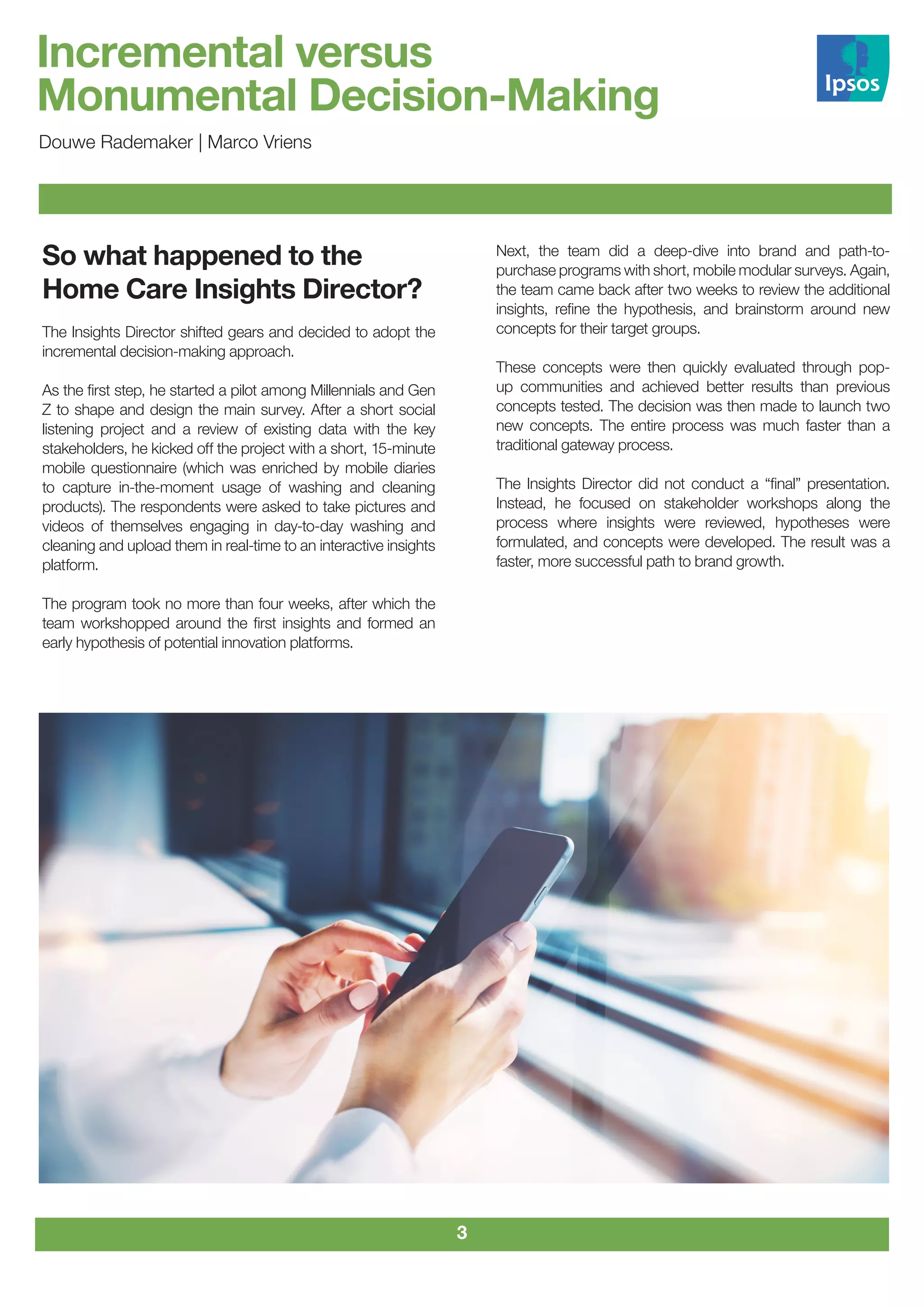 Incremental vs Monumental Decision-Making | PDF