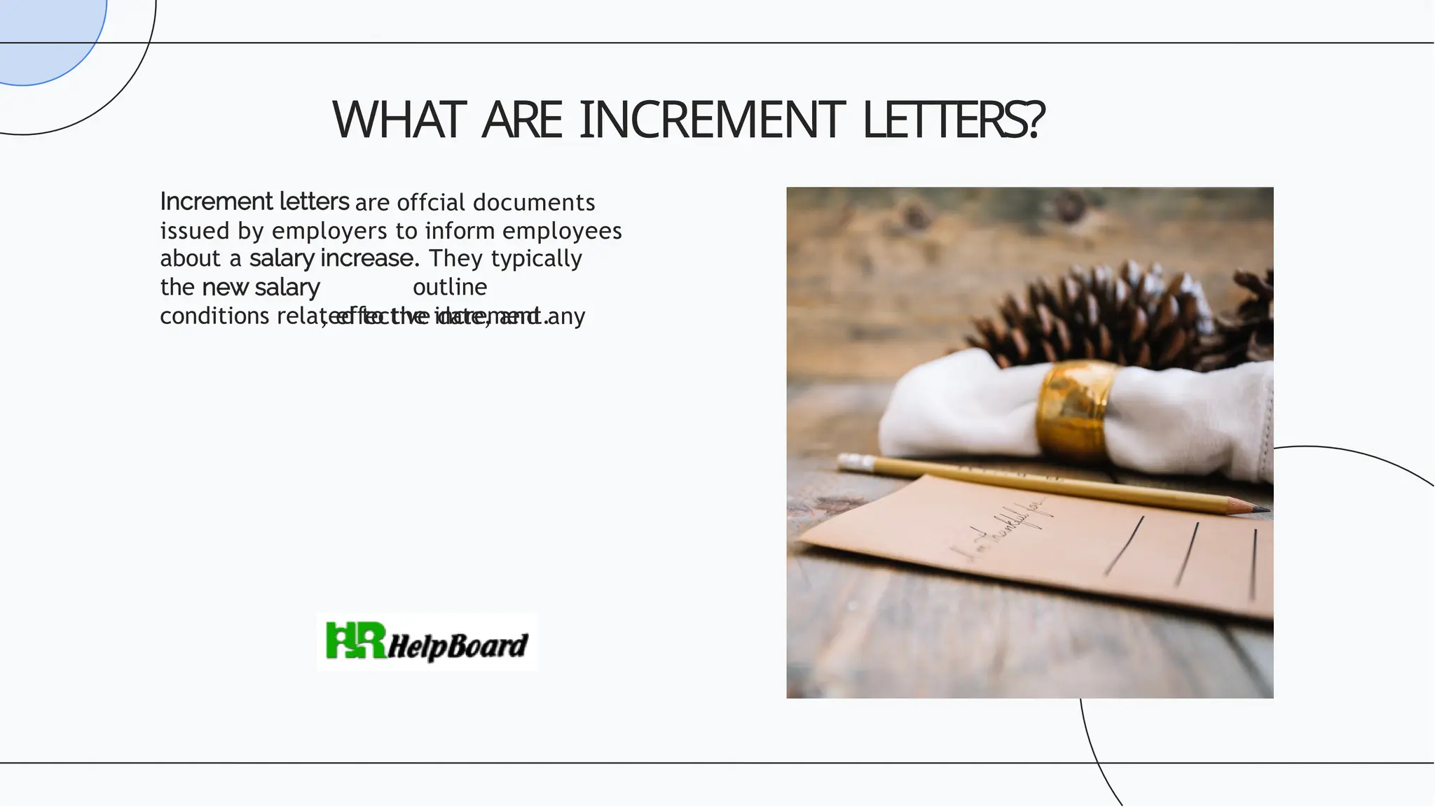 Increment Letter, Salary Increase Letter To Employee | PPTX