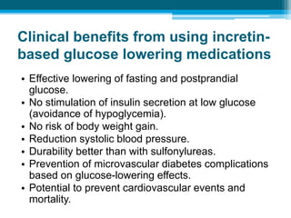 Incretins In Diabetes Mellitus | PPTX