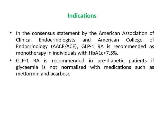 Incretins and alpha glucosidase inhibitors.pptx | Endocrine and ...