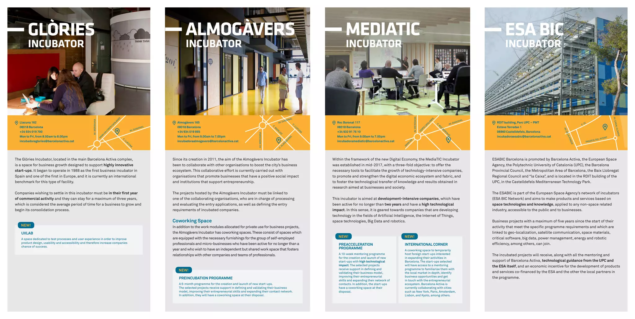 Incubator Network Barcelona Activa | PDF