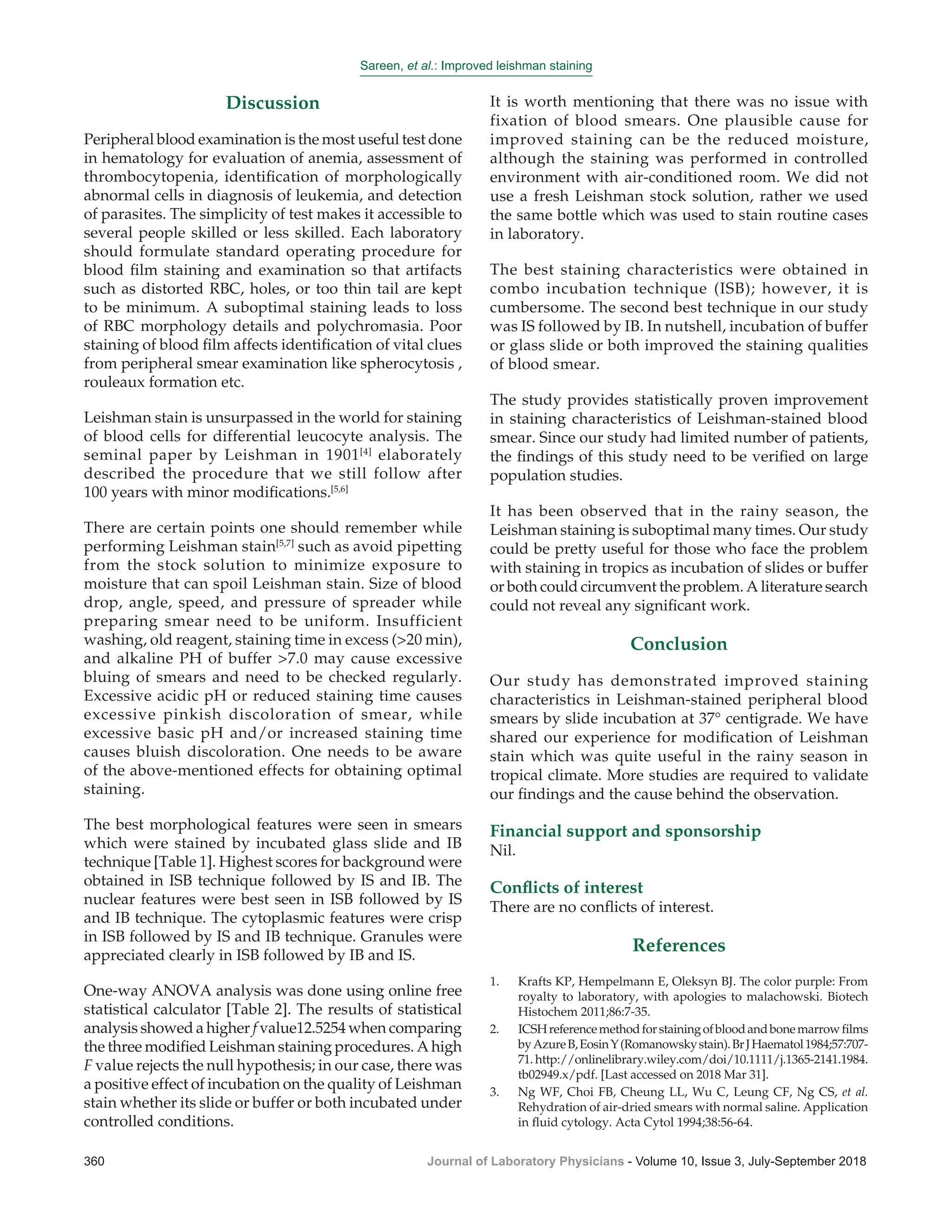 Incubation and its effect on Leishman stain.pdf