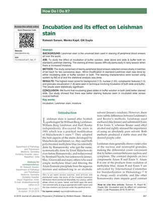 Incubation and its effect on Leishman stain.pdf