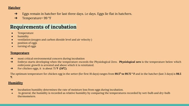 Incubation, hatching and brooding | PDF | Infertility | Reproductive Health