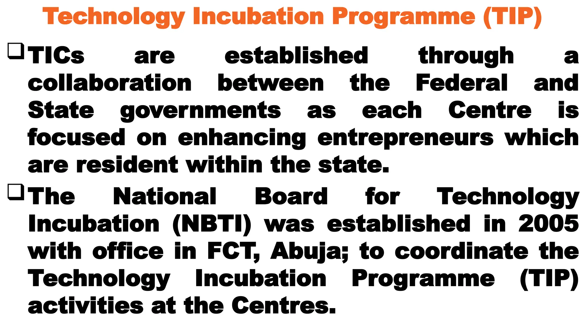 INCUBATION INFRASTRUCTURE AND PROCESS.pptx