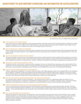 Incubator/Accelerator Resource Guide Arizona | PDF