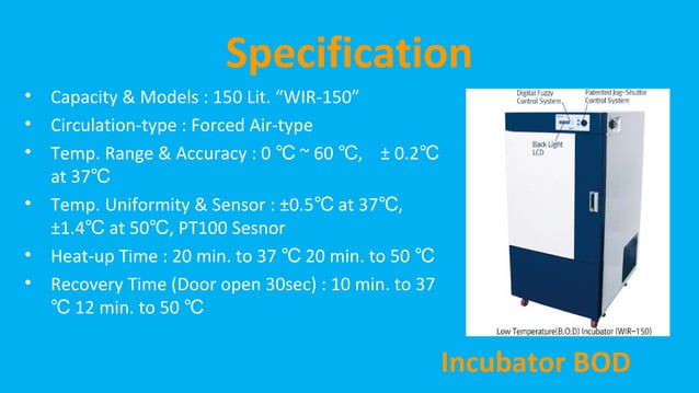 Incubator BOD WIR 150 Low Temp Daihan | PPT