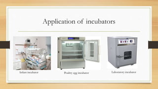 Incubators types and applications | PPTX