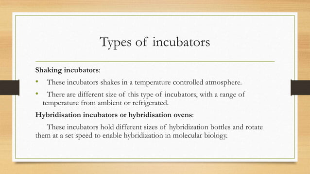 Incubators types and applications | PPTX | Infertility | Reproductive ...