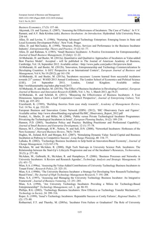 Incubators as tools for economic growth and technology transfer in ...