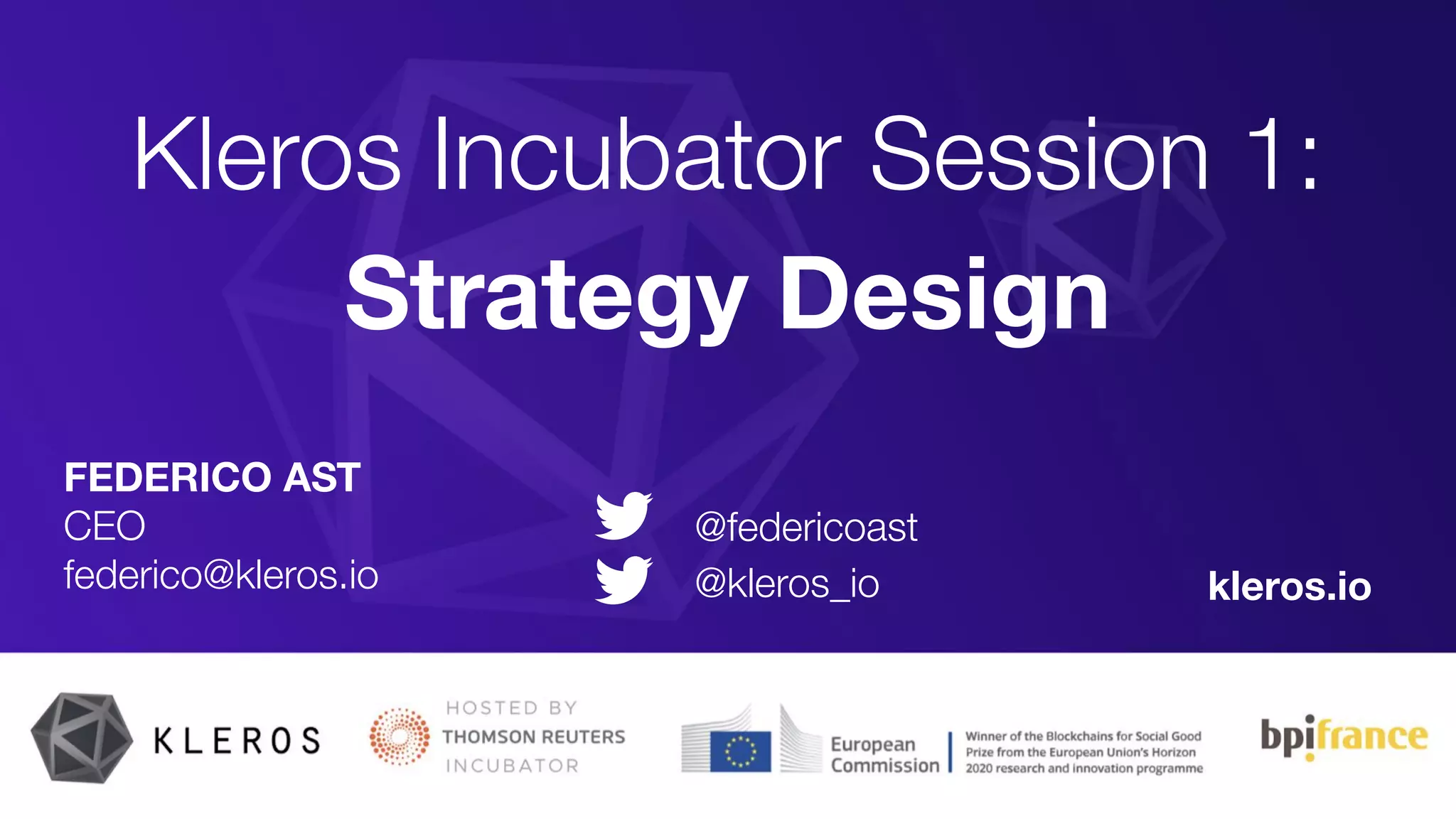 Kleros Incubator - Strategy Design | PDF | Computer Networking | Computing