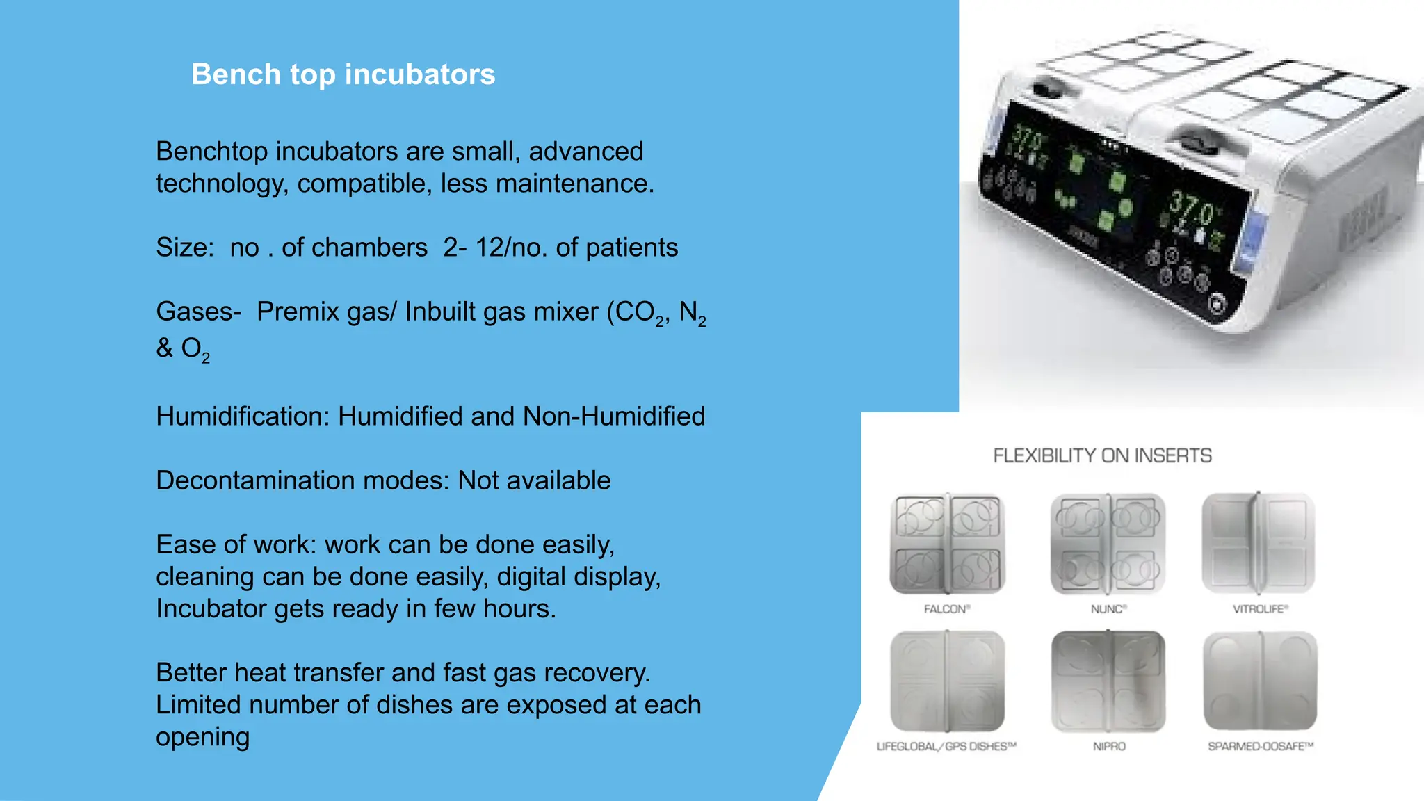 Incubators used in the IVF lab- importance in the lab | PPTX