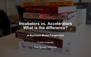 Incubator vs accelerator - what is the difference? | PPT