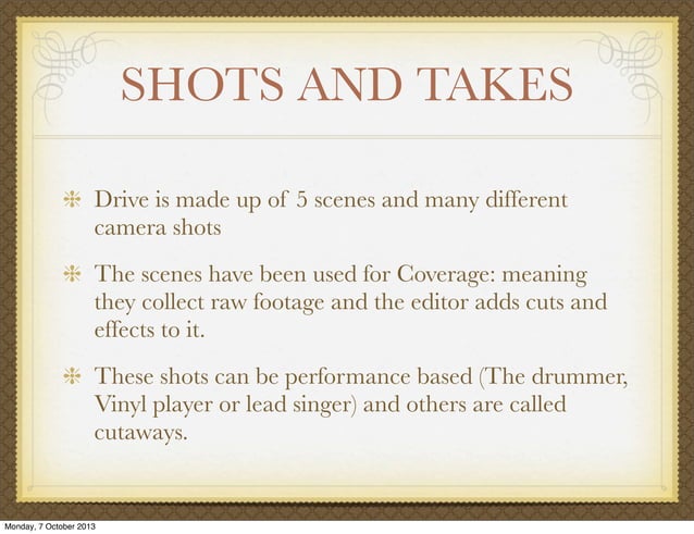 Incubus drive analysis final | PPT