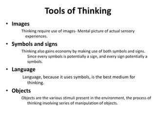 Inculcating thinking skills among students | PPTX