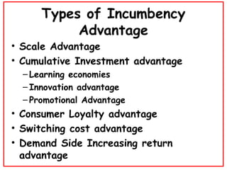 Incumbency Advantages | PPT | Business Administration | Business