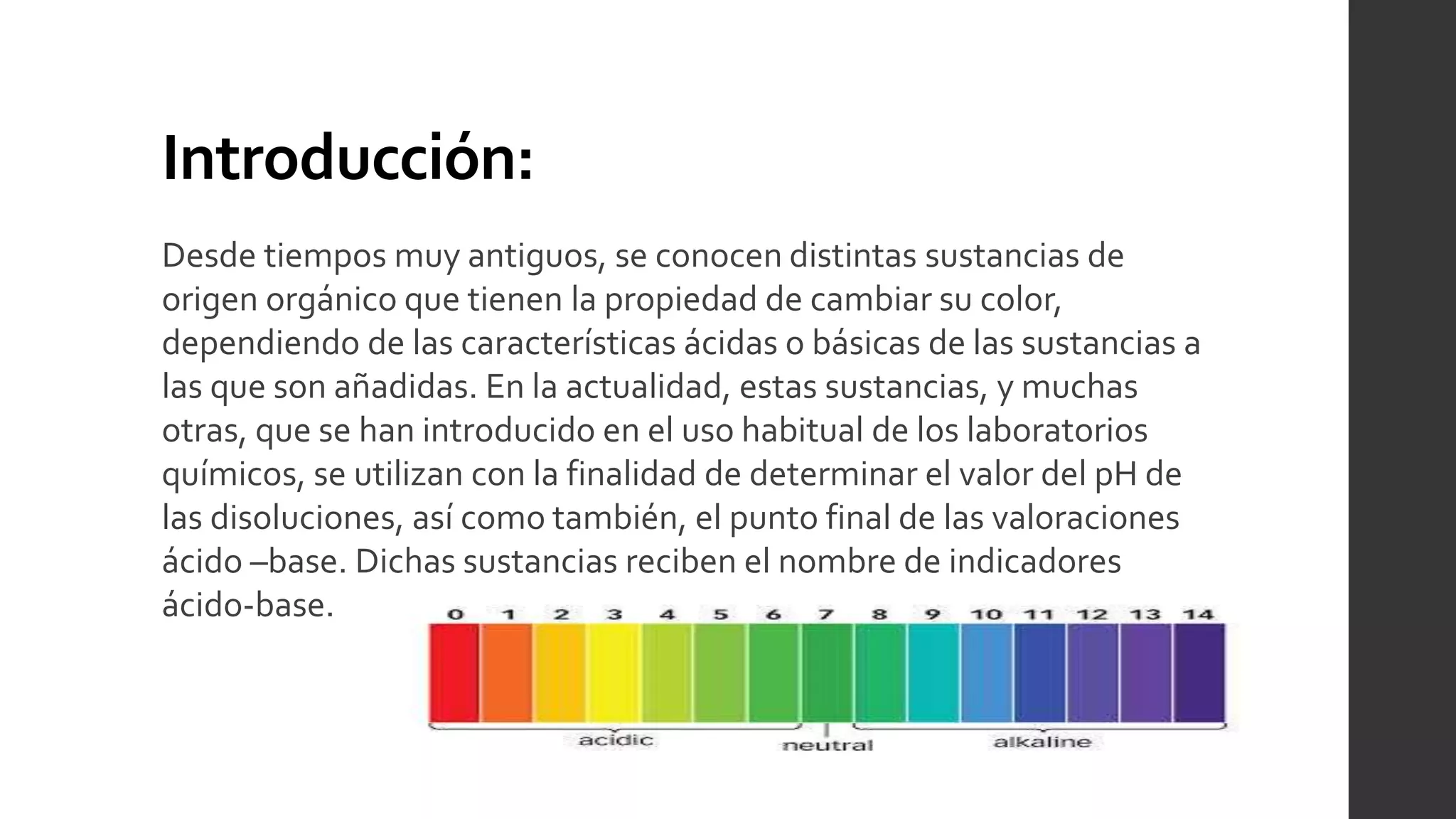 Indicadores Acido-Base Quimica Analitica y Metodos Instrumentales ...
