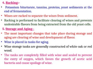 IND. PROD. of WINES using commercial methods | PPTX | Alcoholic ...