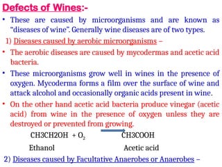 IND. PROD. of WINES using commercial methods | PPTX