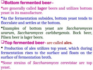 industrial production process of beer ppt | PPT