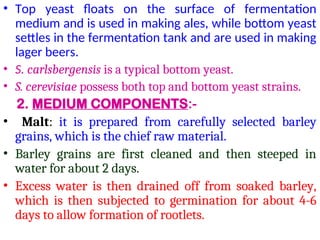 industrial production process of beer ppt | PPT
