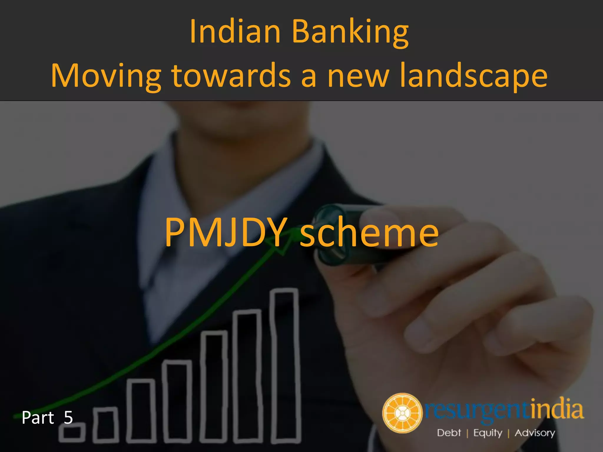 Indian Banking Moving towards a new landscape - PMJDY scheme - Part - 5 ...