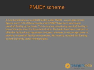Indian Banking Moving towards a new landscape - PMJDY scheme - Part - 5 ...