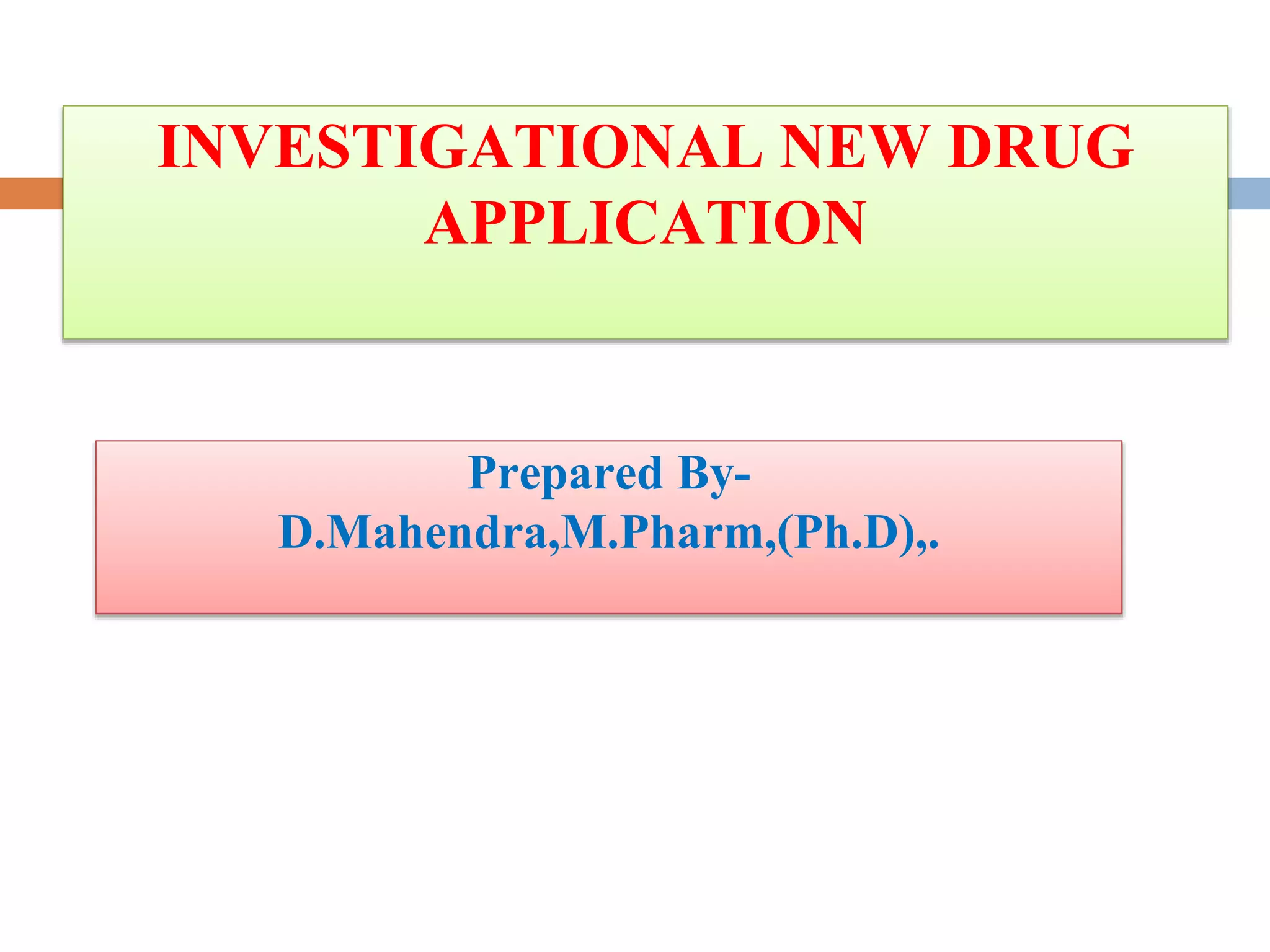 IND APPLICATION | PPTX