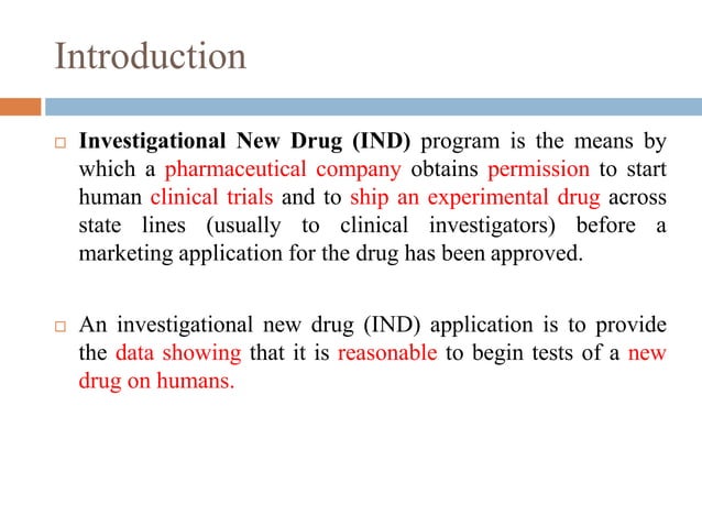 IND APPLICATION | PPTX