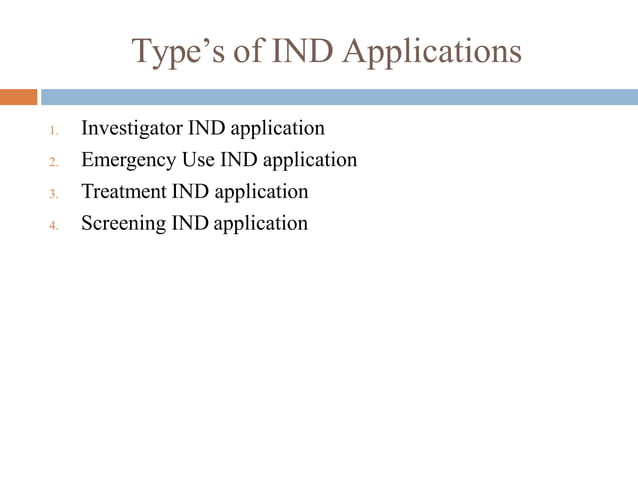 IND APPLICATION | PPTX