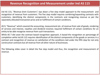Ind AS 115 Revenue from Contracts with Customers | PPTX