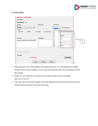 Steps to add bulk SMS | PDF