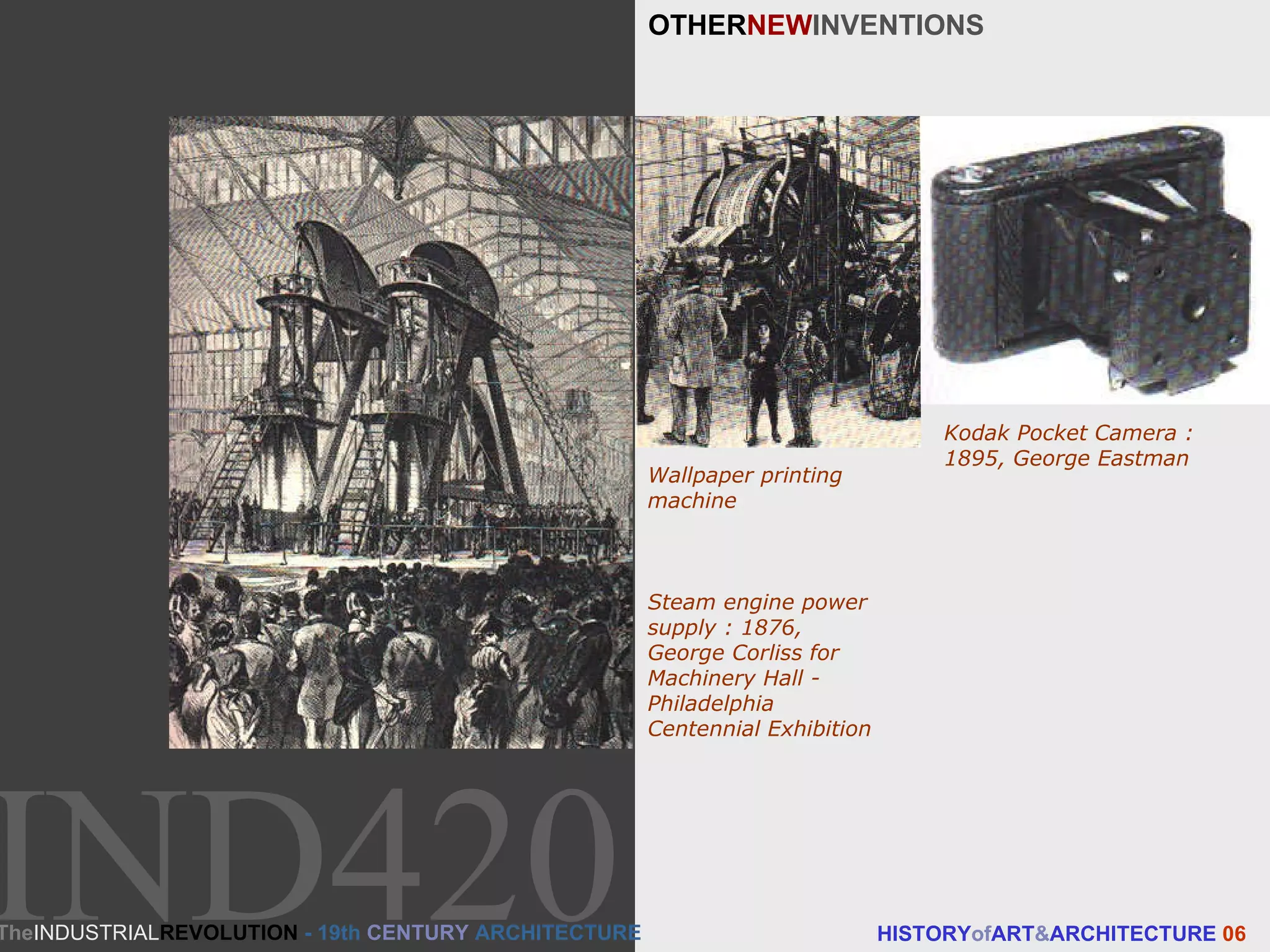 architecture history - Industrial revolution | PPT