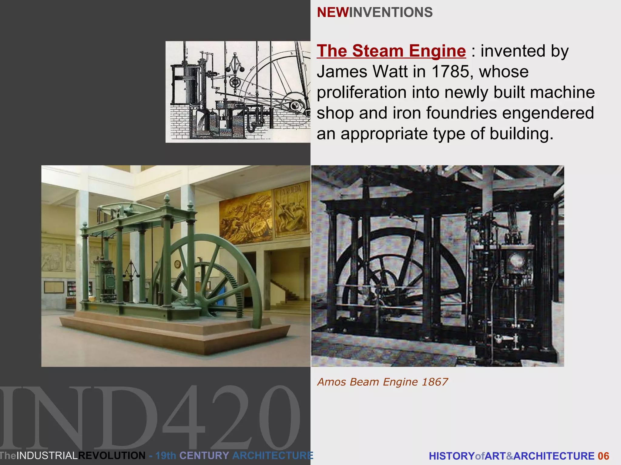 architecture history - Industrial revolution | PPT