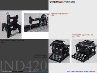 architecture history - Industrial revolution | PPT