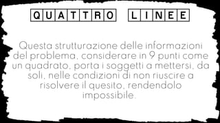 Indovinelli di Psicolinguistica - Nove Punti e Quattro Linee | PDF