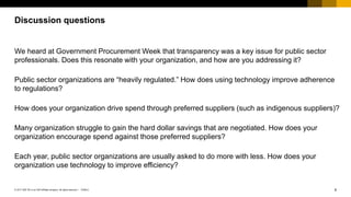 Driving Compliance, Value, and Transparency Within Public Sector ...