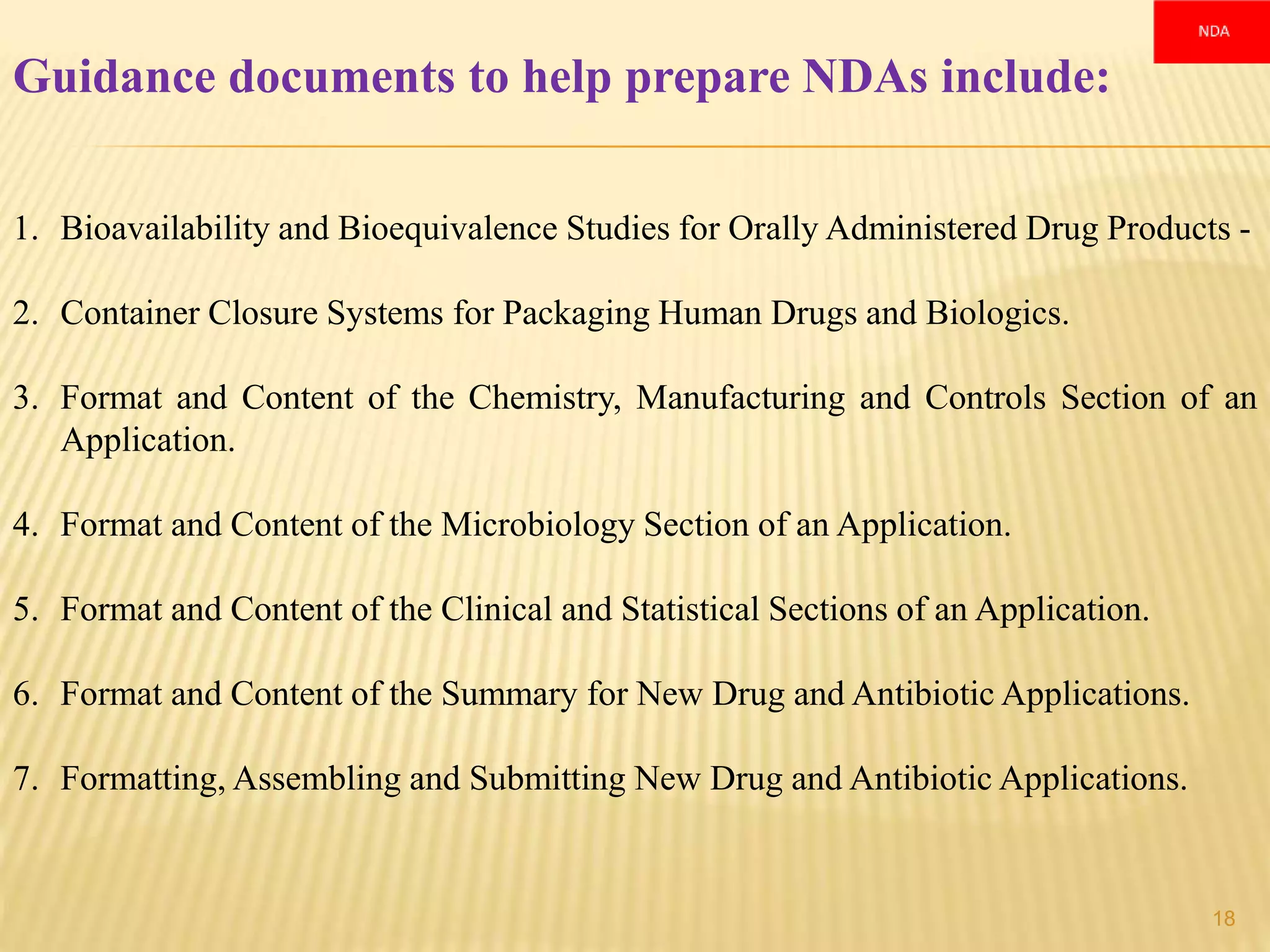 INDA/NDA/ANDA | PPTX