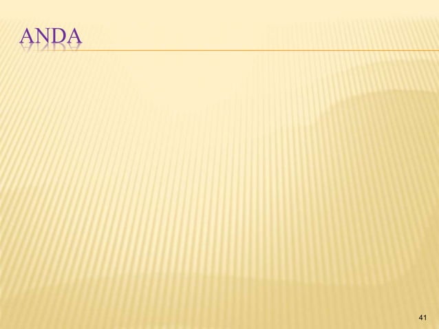 INDA/NDA/ANDA | PPTX | Pharmaceutical Industry | Industries