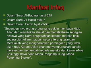 Semua tentang INFAQ | PPT